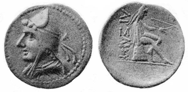 The Parthian Coinage, Plate 1 (1877)