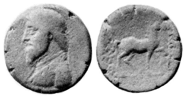 The Parthian Coinage, Plate 1 (1877)