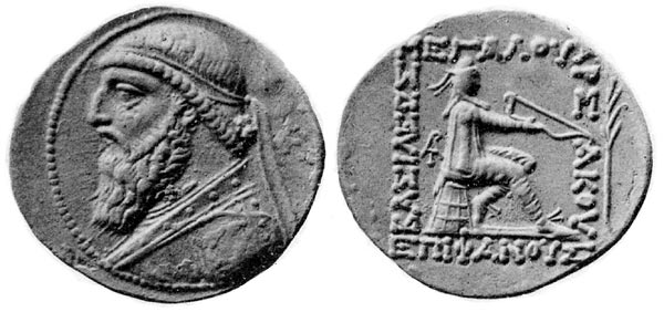 The Parthian Coinage, Plate 1 (1877)