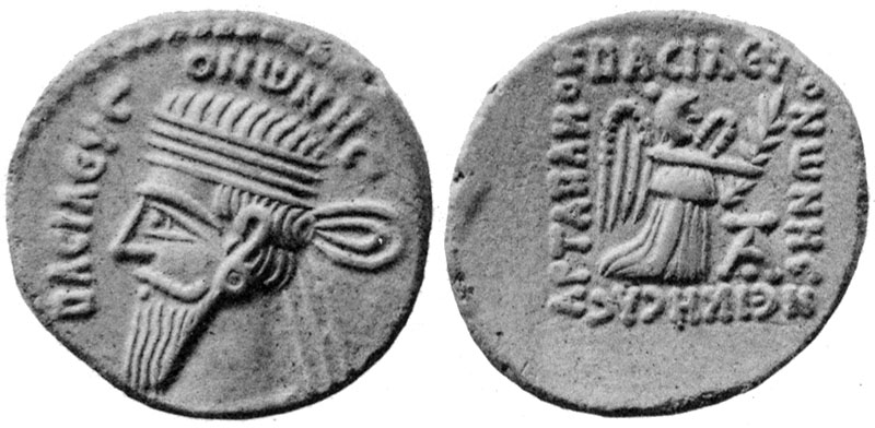 The Parthian Coinage, Plate 5 (1877)