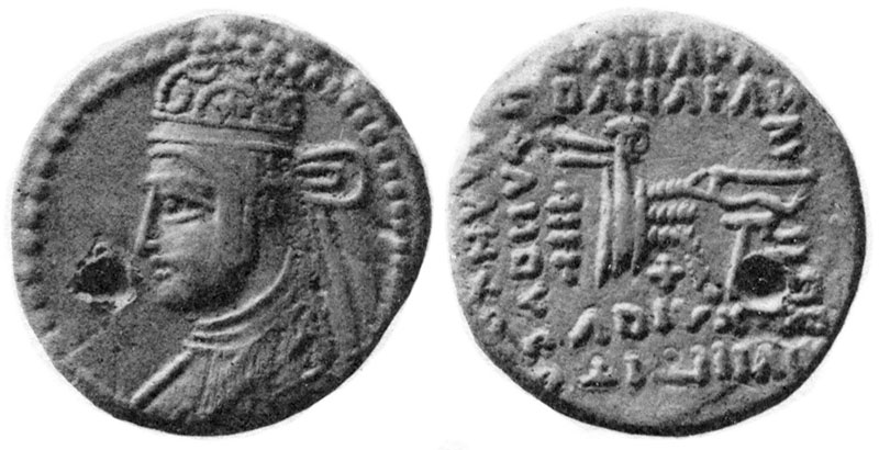 The Parthian Coinage, Plate 6 (1877)