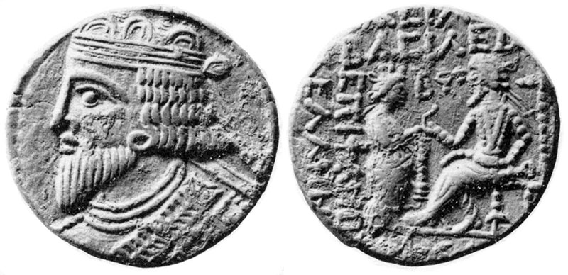 The Parthian Coinage, Plate 6 (1877)
