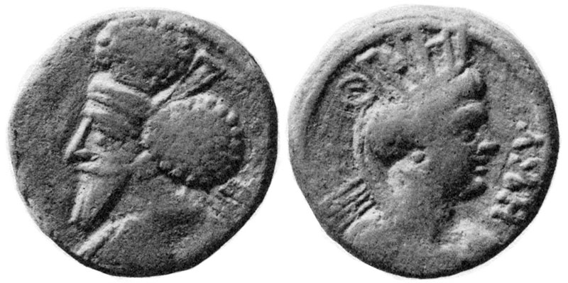 The Parthian Coinage, Plate 6 (1877)