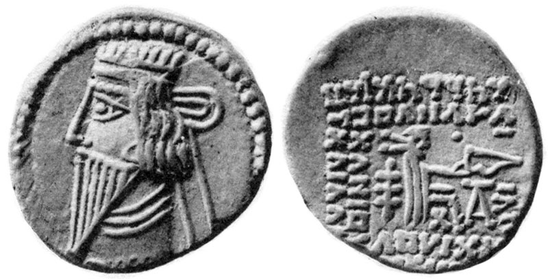 The Parthian Coinage, Plate 6 (1877)