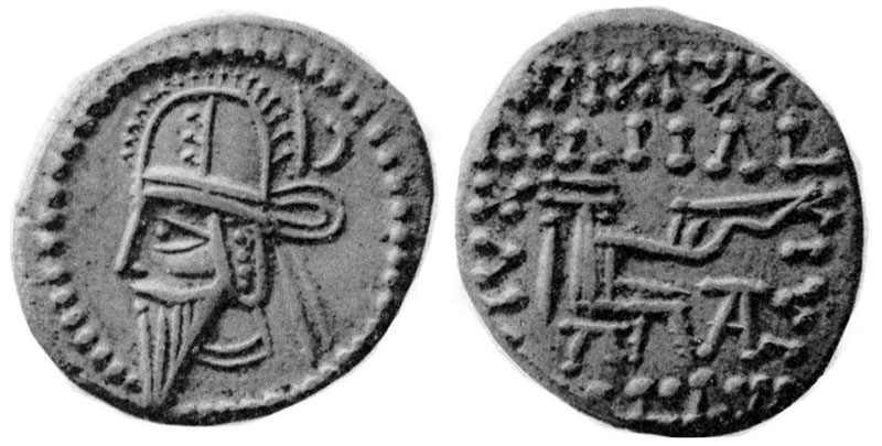 The Parthian Coinage, Plate 7 (1877)